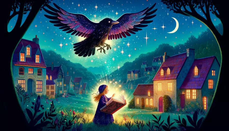 THE NIGHT RAVEN Bed Time Story 《 Tale for Kids